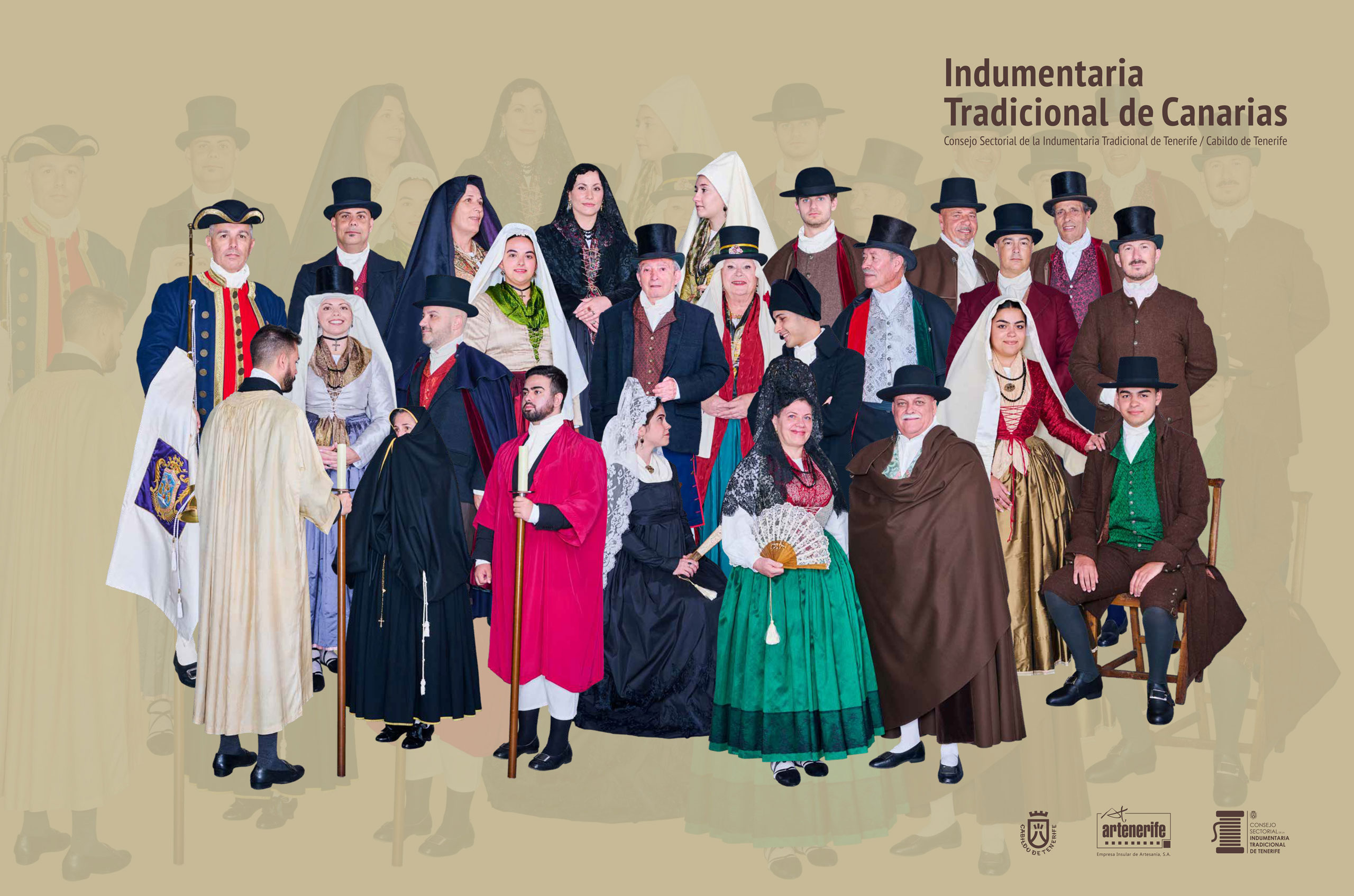 Carpeta de láminas de la Indumentaria Tradicional de Canarias: “Los ...